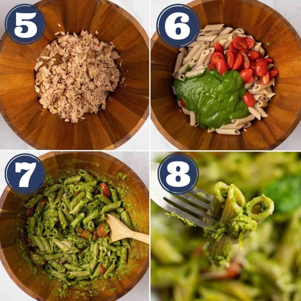 Easy Tuna Pesto Pasta