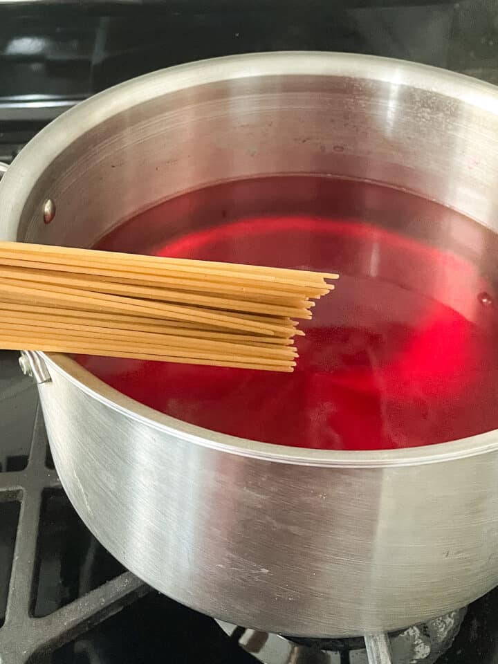 Barbie Pasta - Bright Pink Beet Sauce - It's Raining Flour