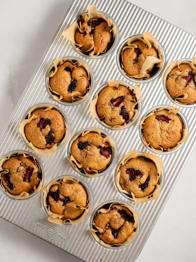 Gluten Free Blackberry Muffins