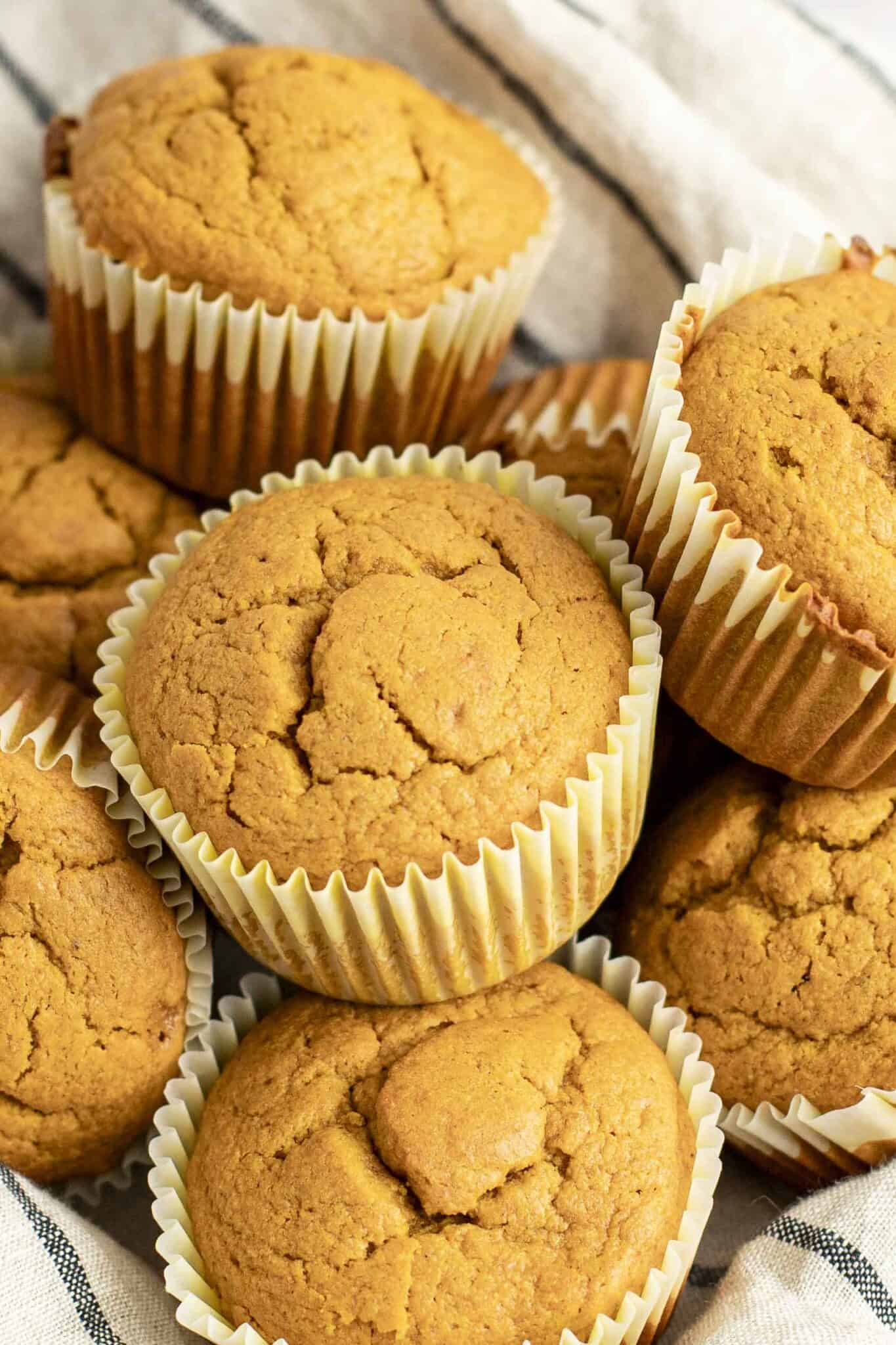 Easy Pumpkin Oat Flour Muffins – Gluten Free