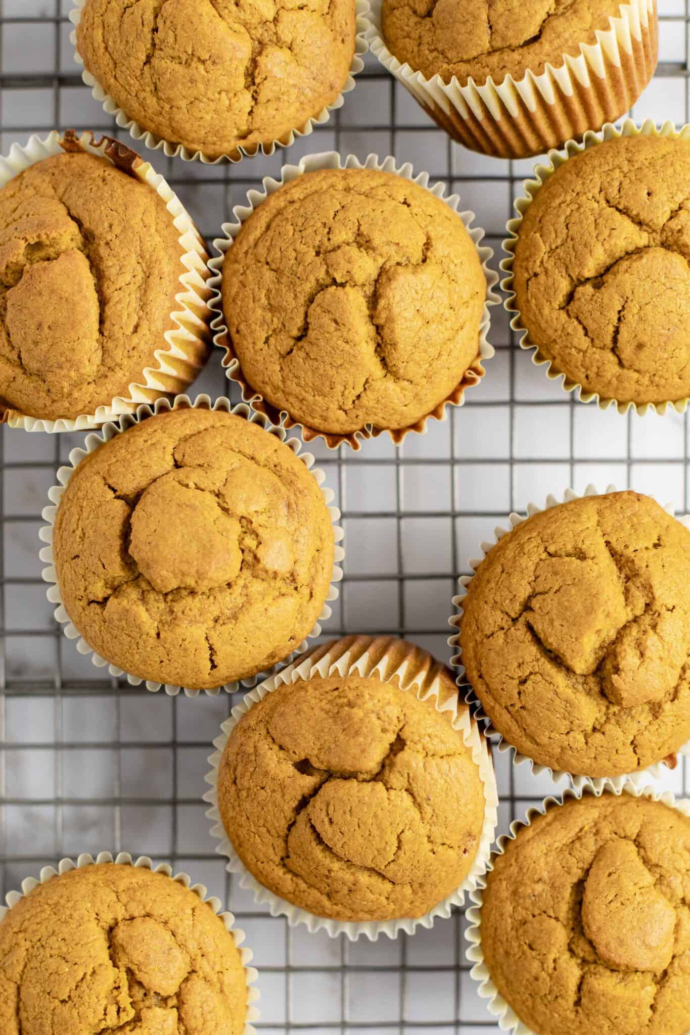 Easy Pumpkin Oat Flour Muffins – Gluten Free